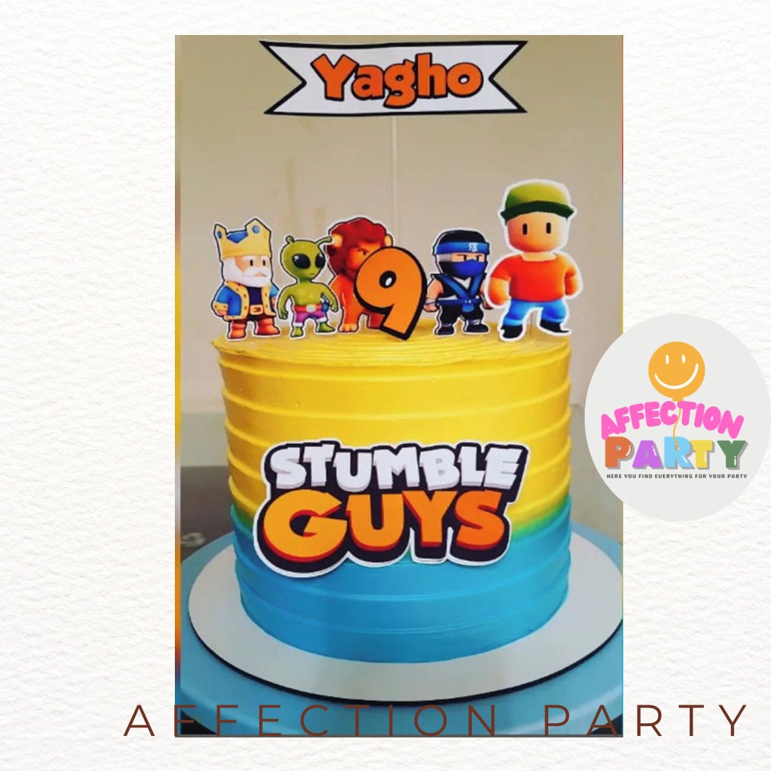 Stumble Guys Cake Topper - Etsy