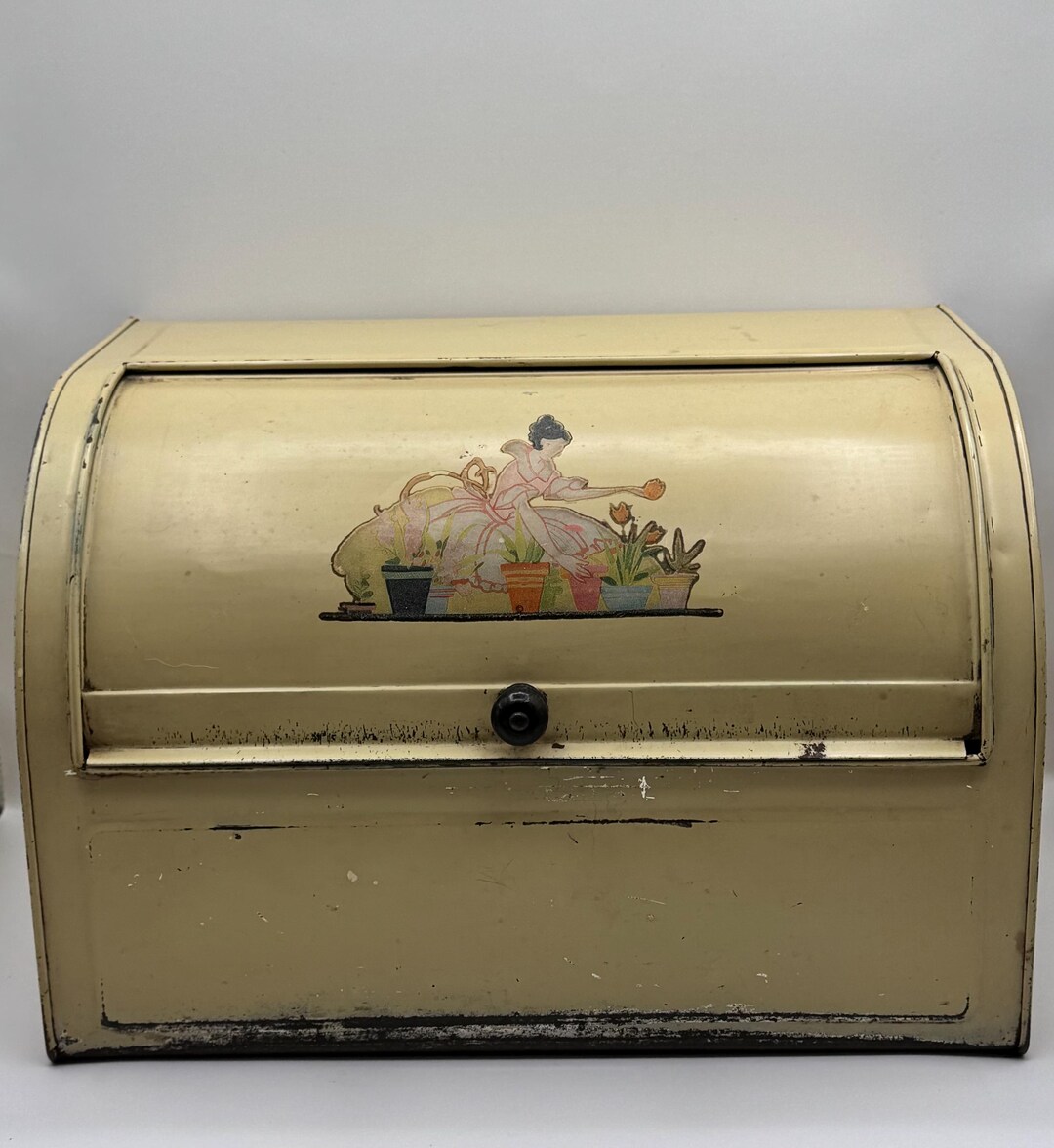 Nesco Metal Roll-top Bread Box - Etsy