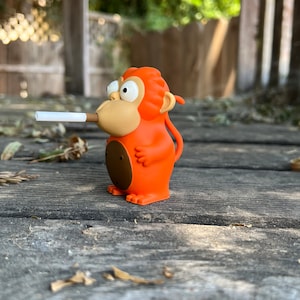 The Simpsons Smoking Monkey - Etsy