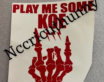 Koe Wetzel Decals - Etsy