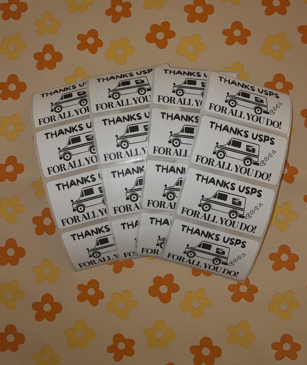 Thank You USPS Stickers, Packaging Stickers, Thermal Labels, 1.25 X 2. ...