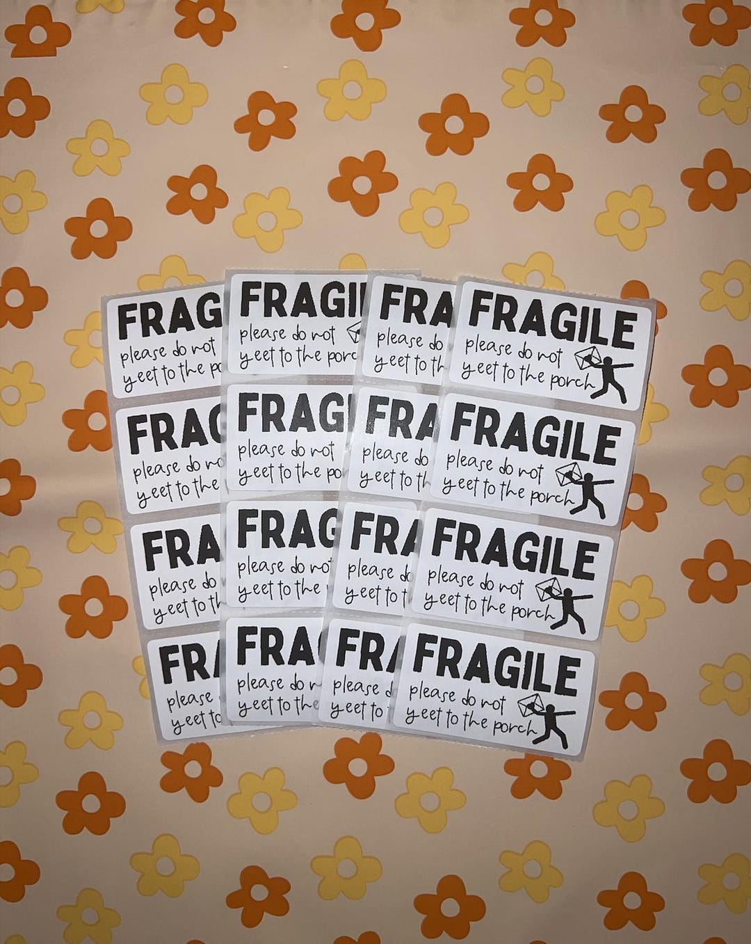 FRAGILE Stickers, Packaging Stickers, Thermal Labels, 1.25 X 2.25 ...