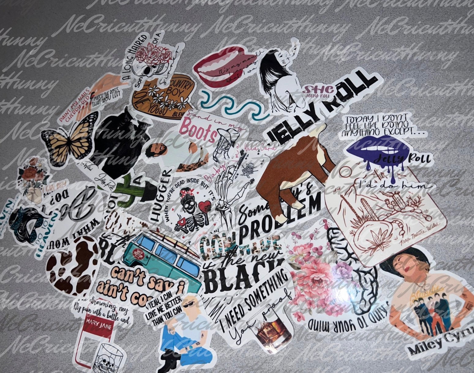 Mystery Stickers Country Music Sticker Packs Mystery - Etsy