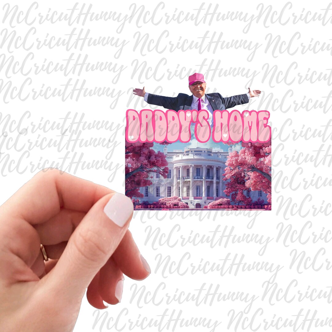 Daddy's Home Sticker, Waterbottle Sticker, Waterproof Stickers, Laptop ...