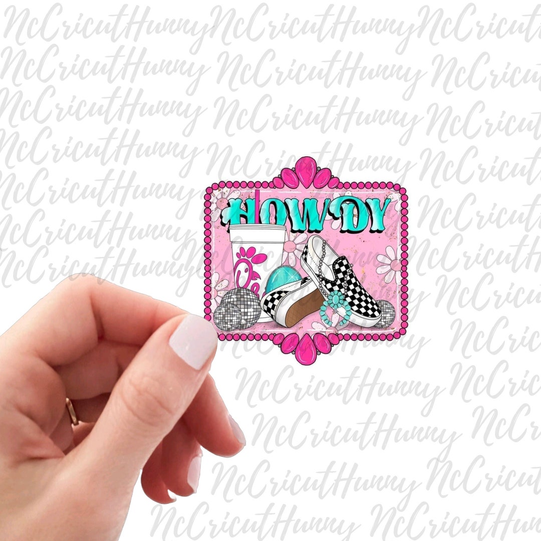 Howdy Sticker, Western Sticker, Cowboy Sticker, Notebook, Planner ...