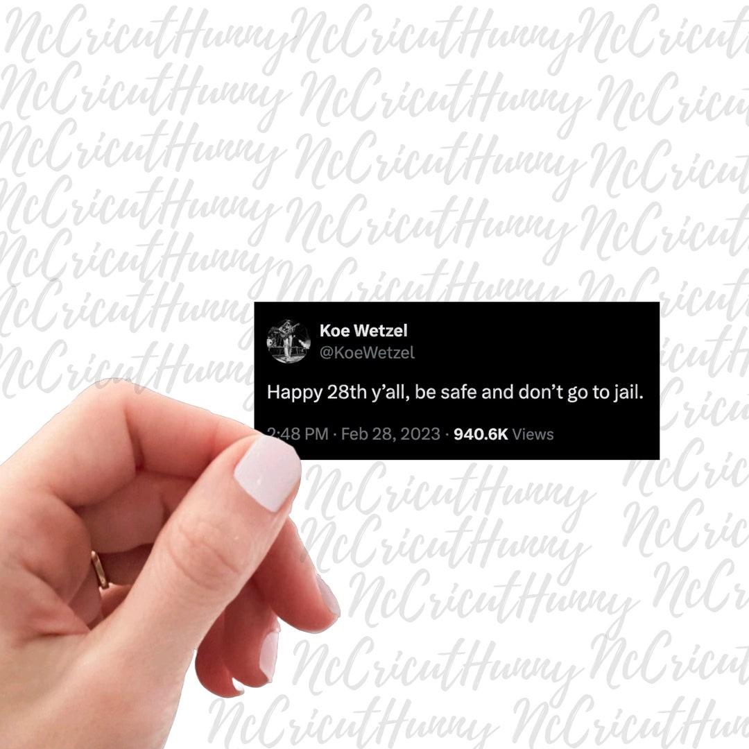 KW Sticker, Koe, Wetzel, Custom Stickers, Country Music Stickers ...