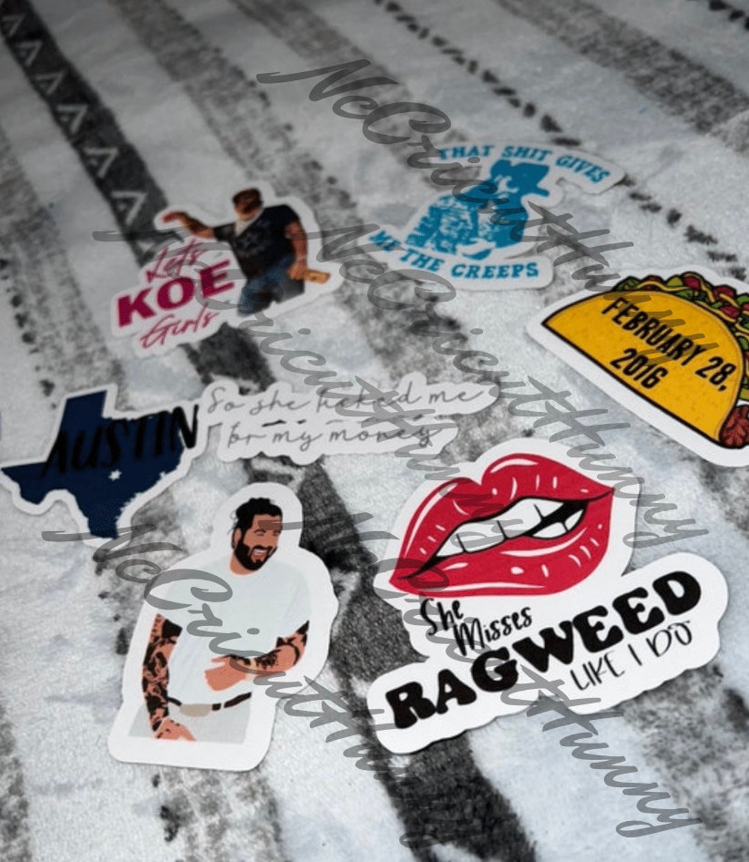 Country Music Inspired Stickers ,wetzel Stickers Sticker Pack, Wetzel ...