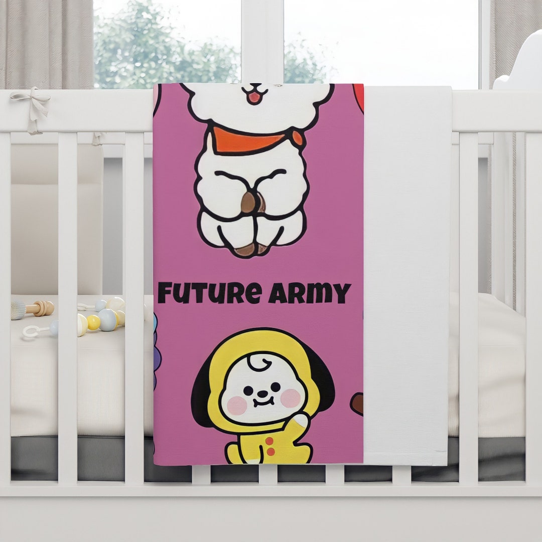 Future BTS Army Kpop Baby Girl Korean Style Newborn Infant Toddler Pink ...