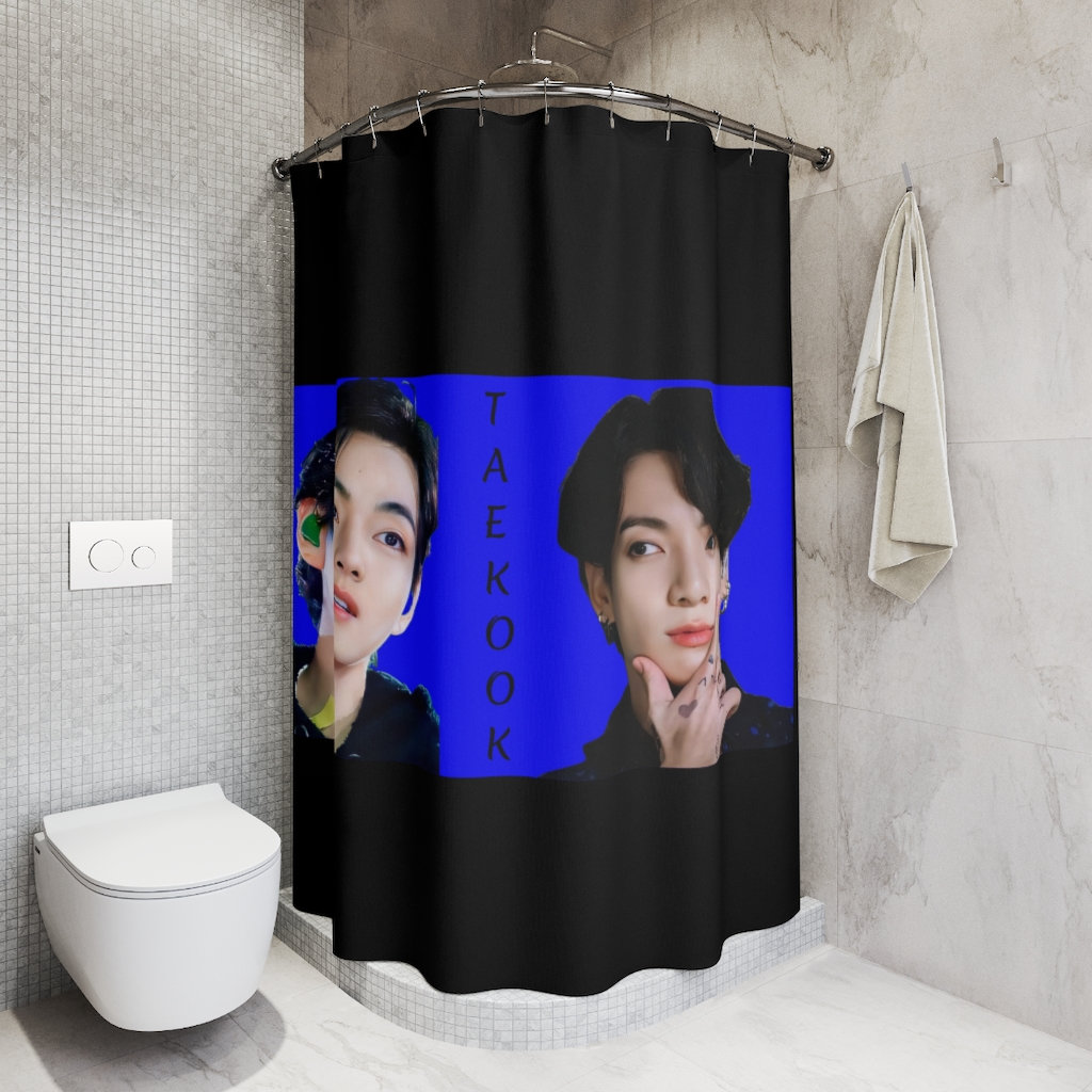 Taekook Bathroom Decor Kpop Artist B T S Korean Hottest Men Music Group ...