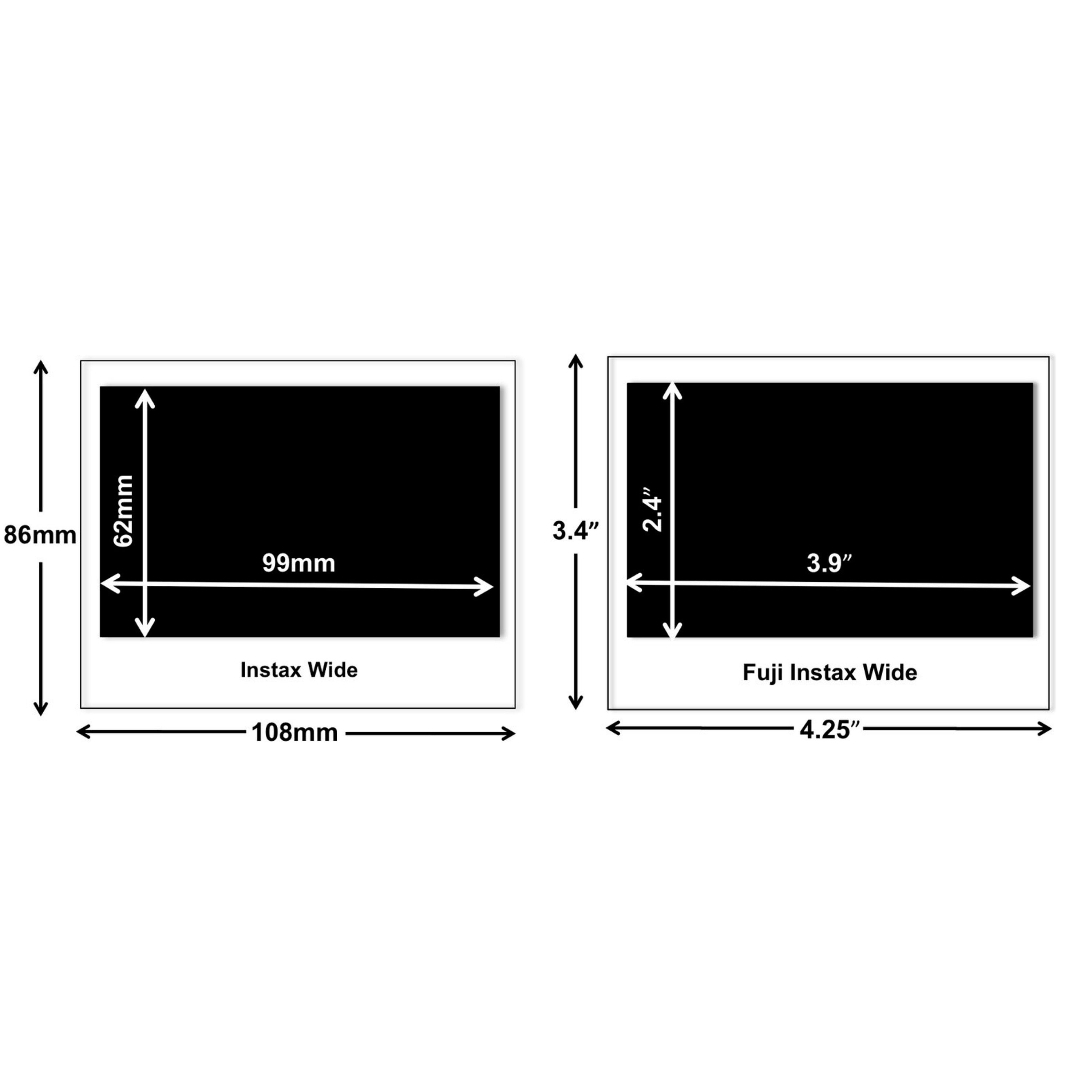 Polaroid Picture Dimensions In Inches