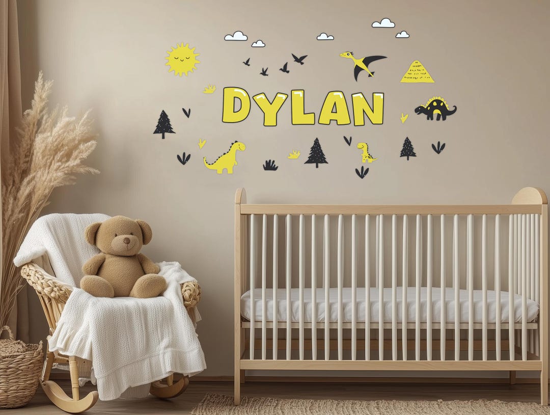 Personalized 3D Printed Name Sing Wall Decor for Nursery or Kids Room ...