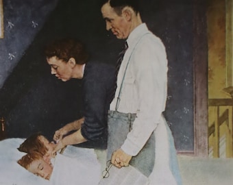 Freedom From Fear - Norman Rockwell - Rare Art Print From the Four ...