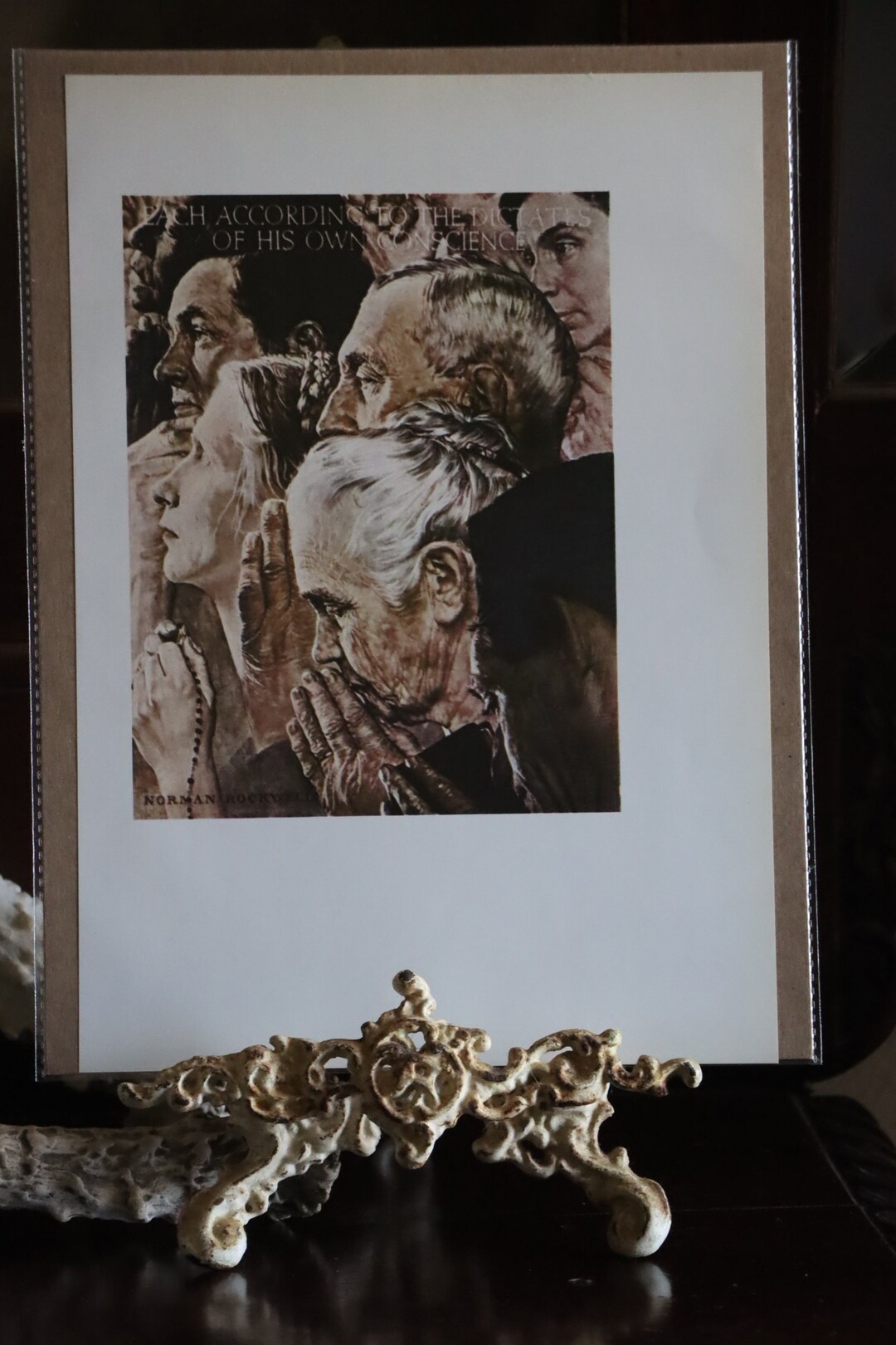 Norman Rockwell Each According to the Dictates of His Own Conscience ...