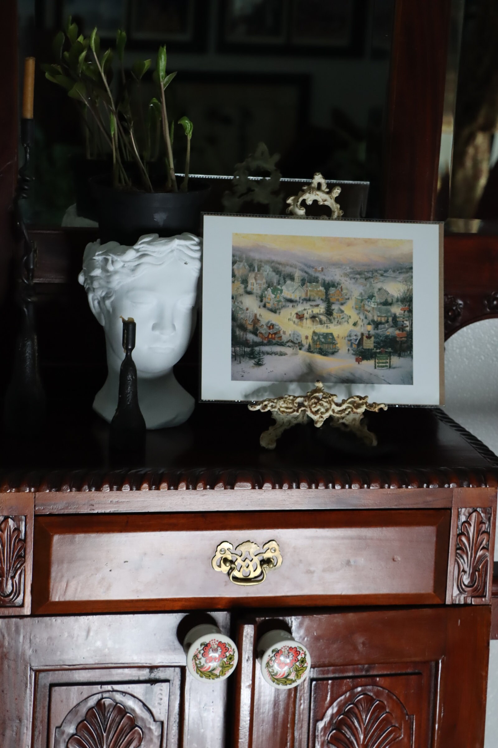 St. Nicholas Circle Thomas Kinkade Print Wall Decor Light Artist - Etsy