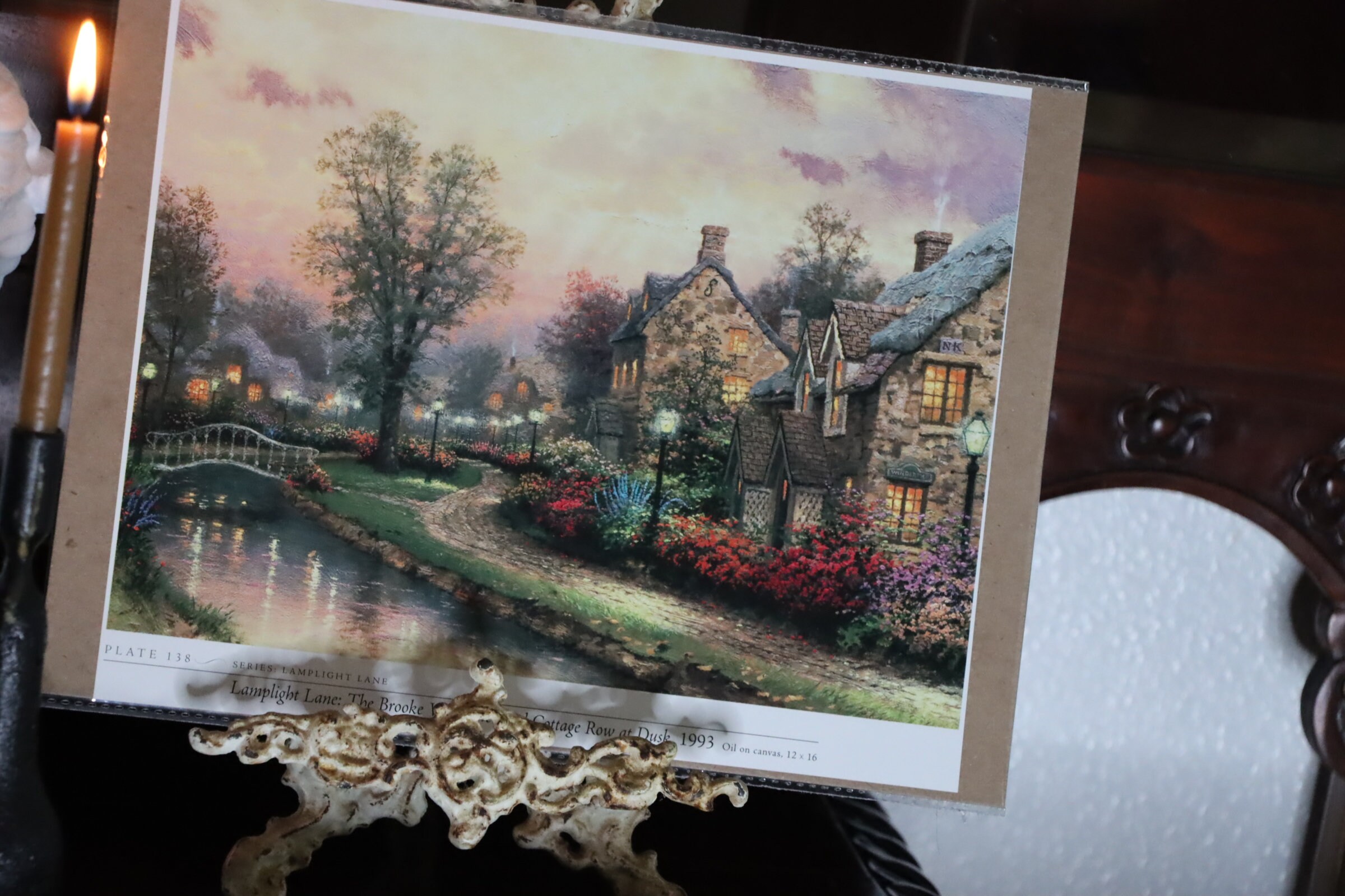 Lamplight Lane the Brooke Windemer and Cottage Row at Dusk - Etsy