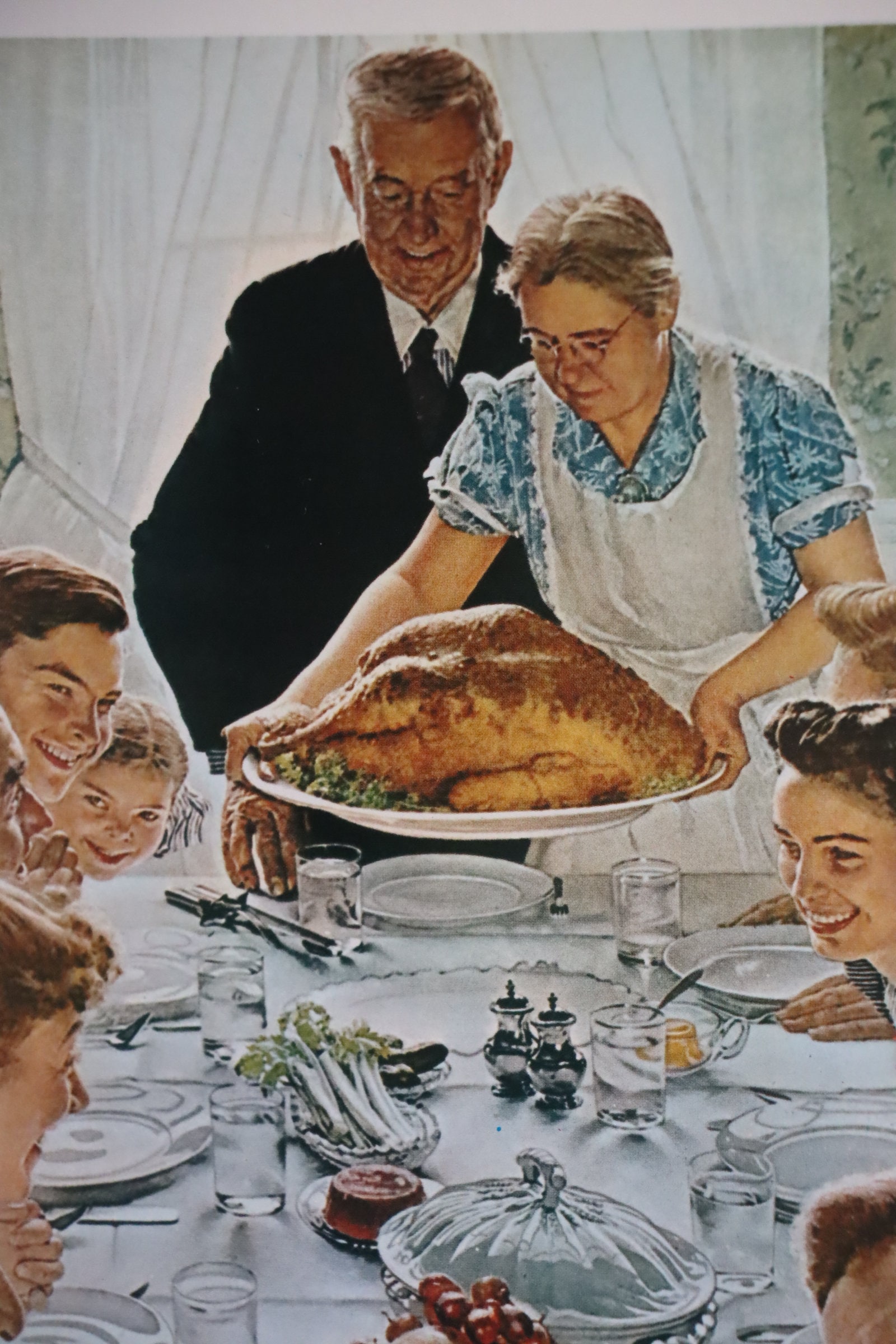 Norman Rockwell Freedom From Want Print - Etsy