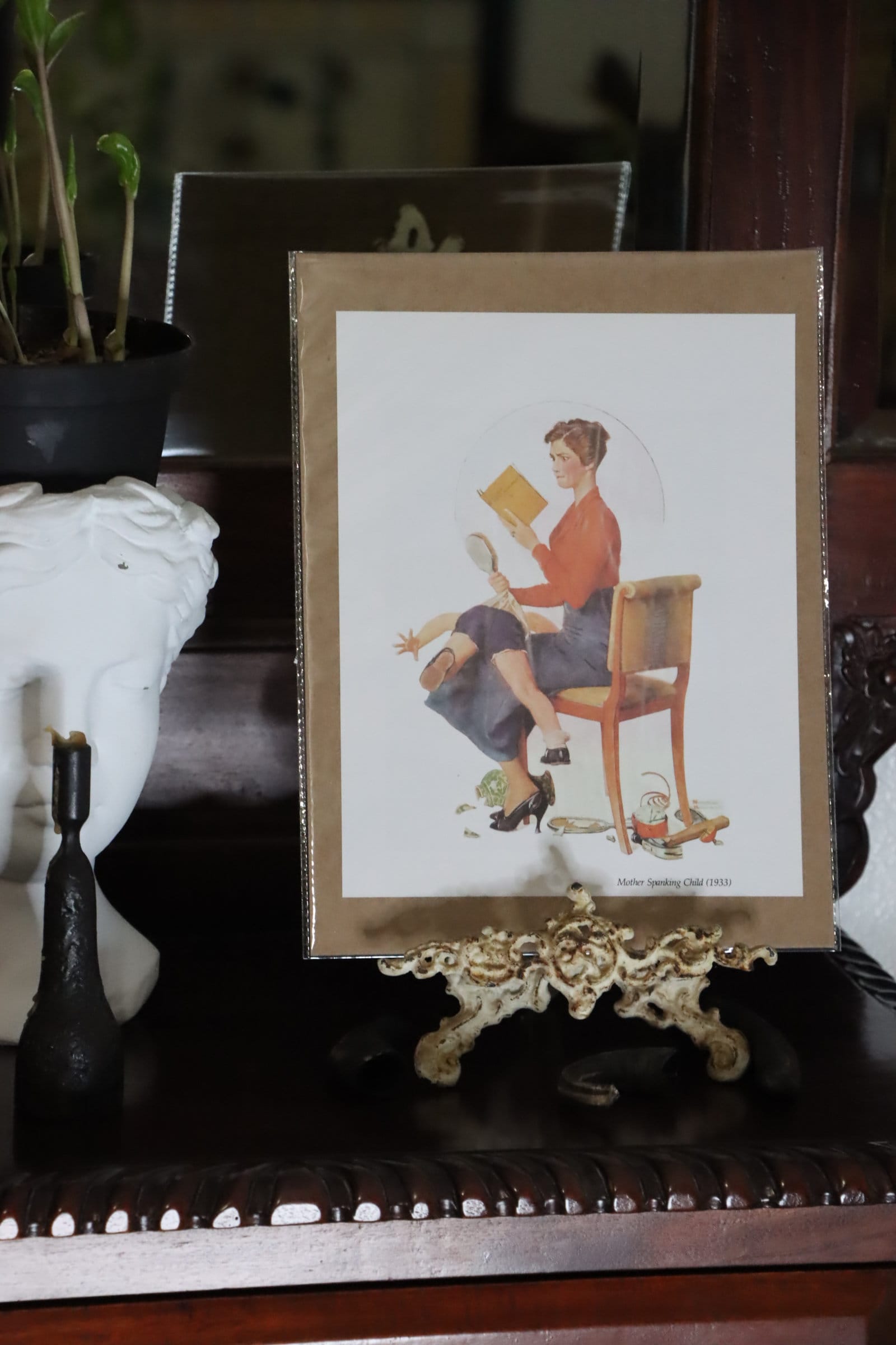 Mother Spanking Child (1933) Norman Rockwell Artist Memories American ...