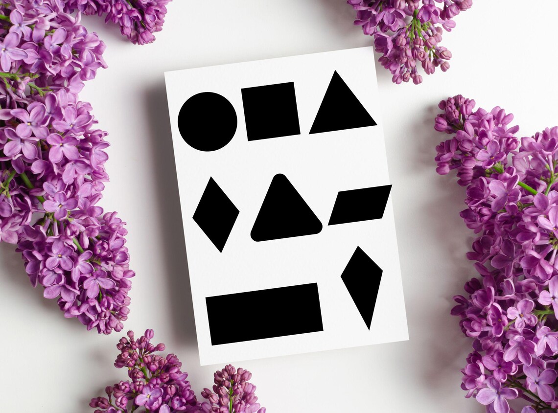 Basic Shape SVG Bundle Basic Shape PNG Bundle Basic Shape Clipart Basic ...