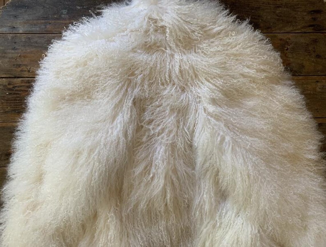 Tripp's Store : Vintage Designer Tibetan Lamb Fur 70s Authentic Shag ...