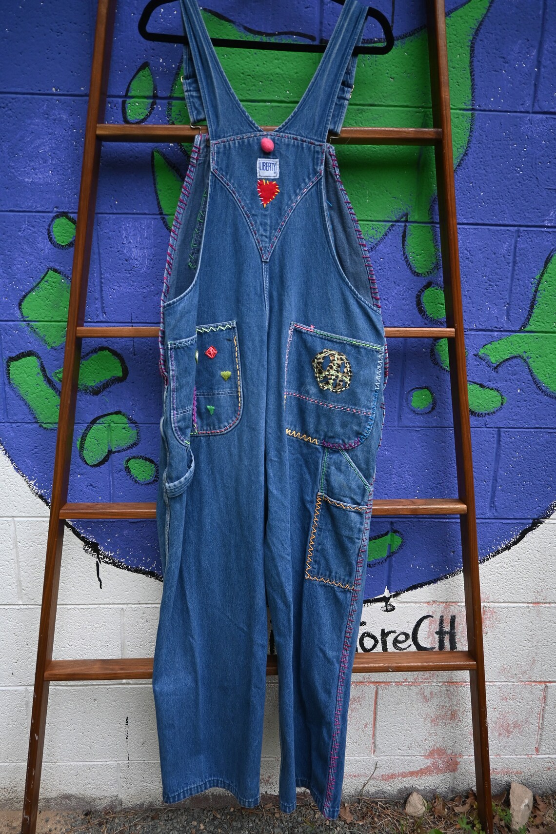 OOAK Overalls Bespoke Overalls Fun and Funky Overalls Art Clothing - Etsy