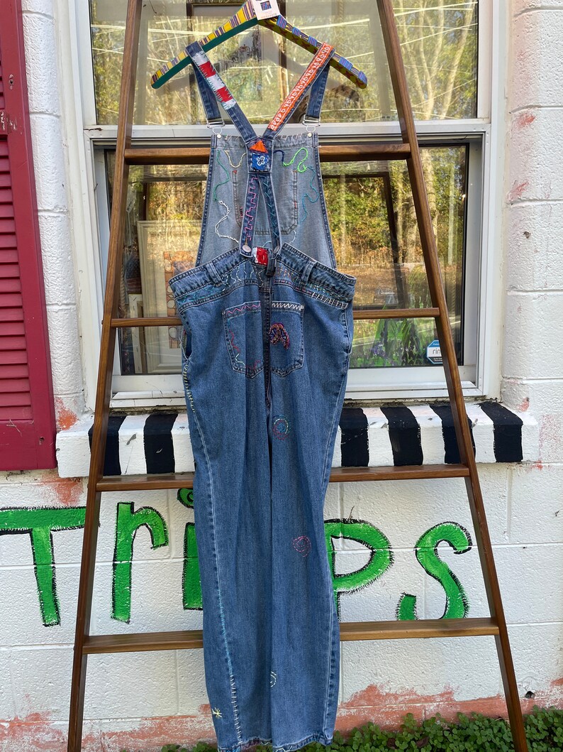 Tripp's Store : Bespoke Light Wash Vintage One of a Kind Overalls ...