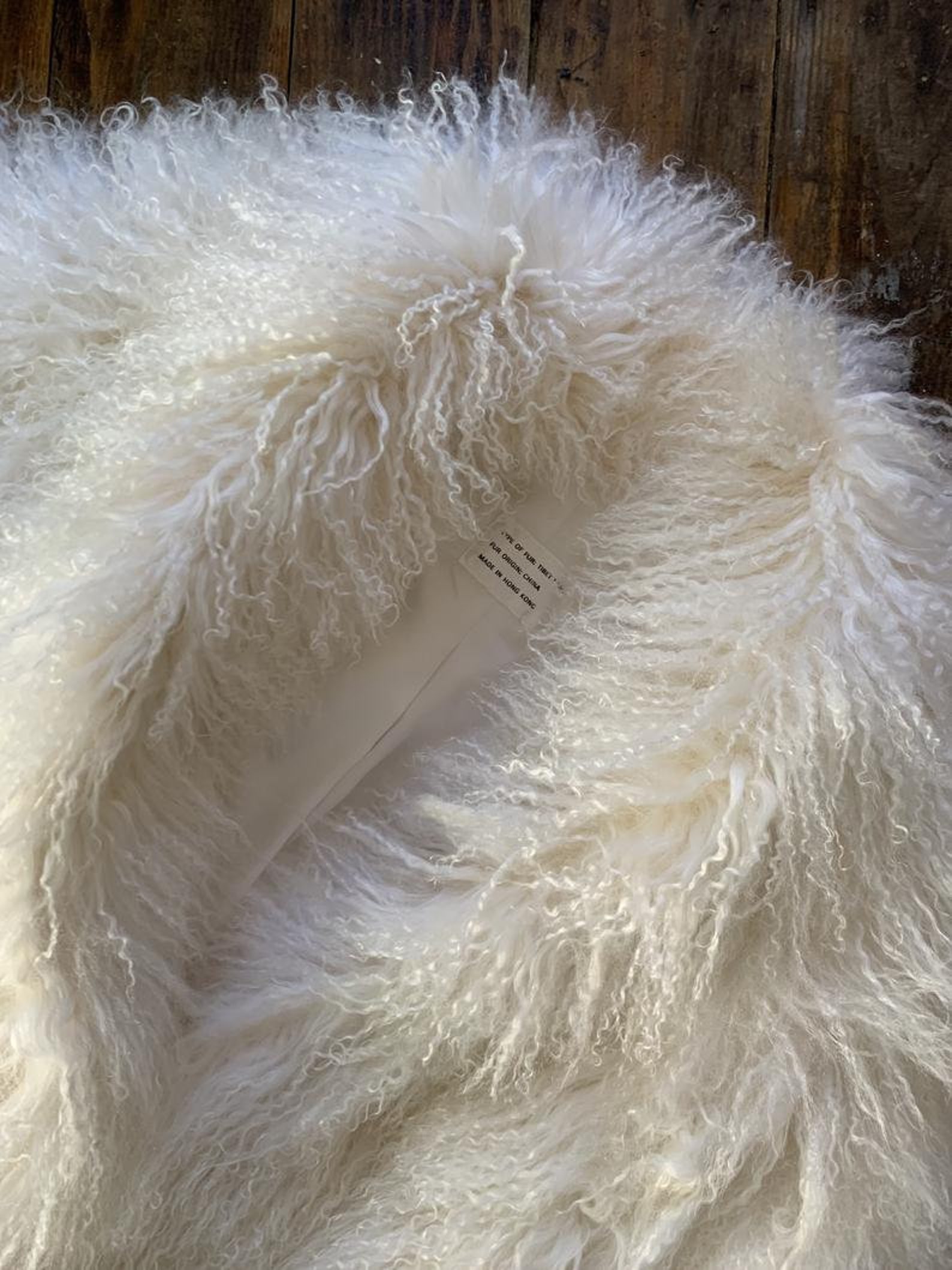 Tripp's Store : Vintage Designer Tibetan Lamb Fur 70s Authentic Shag ...