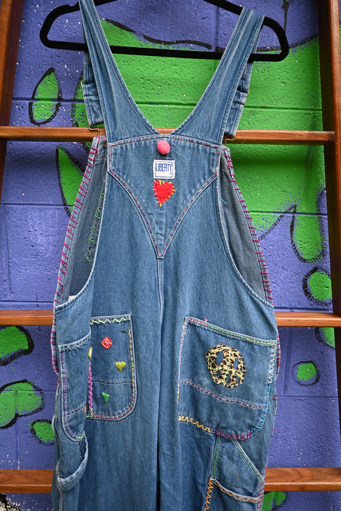 OOAK Overalls Bespoke Overalls Fun and Funky Overalls Art Clothing - Etsy