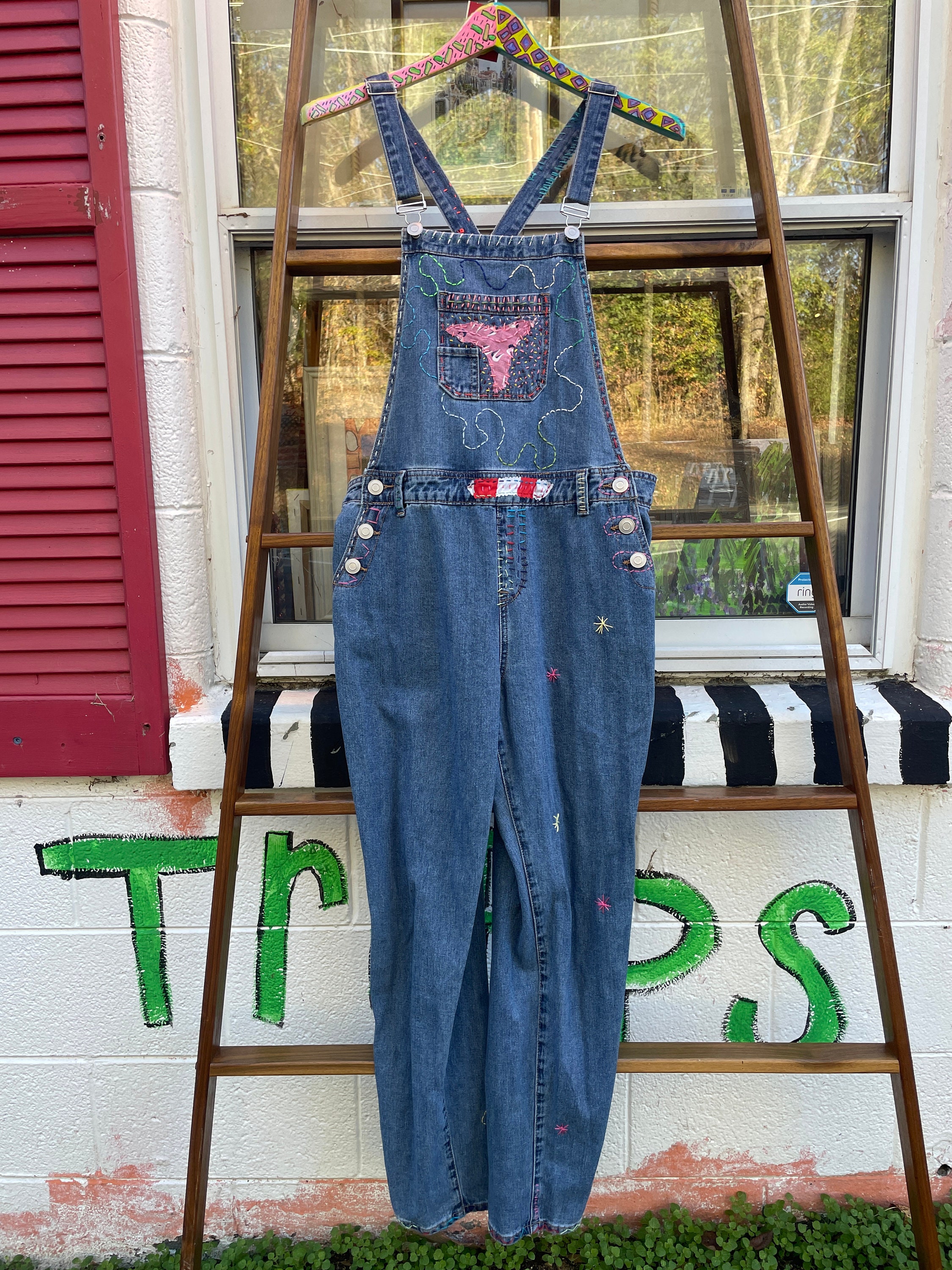 Tripp's Store : Bespoke Light Wash Vintage One of a Kind Overalls ...