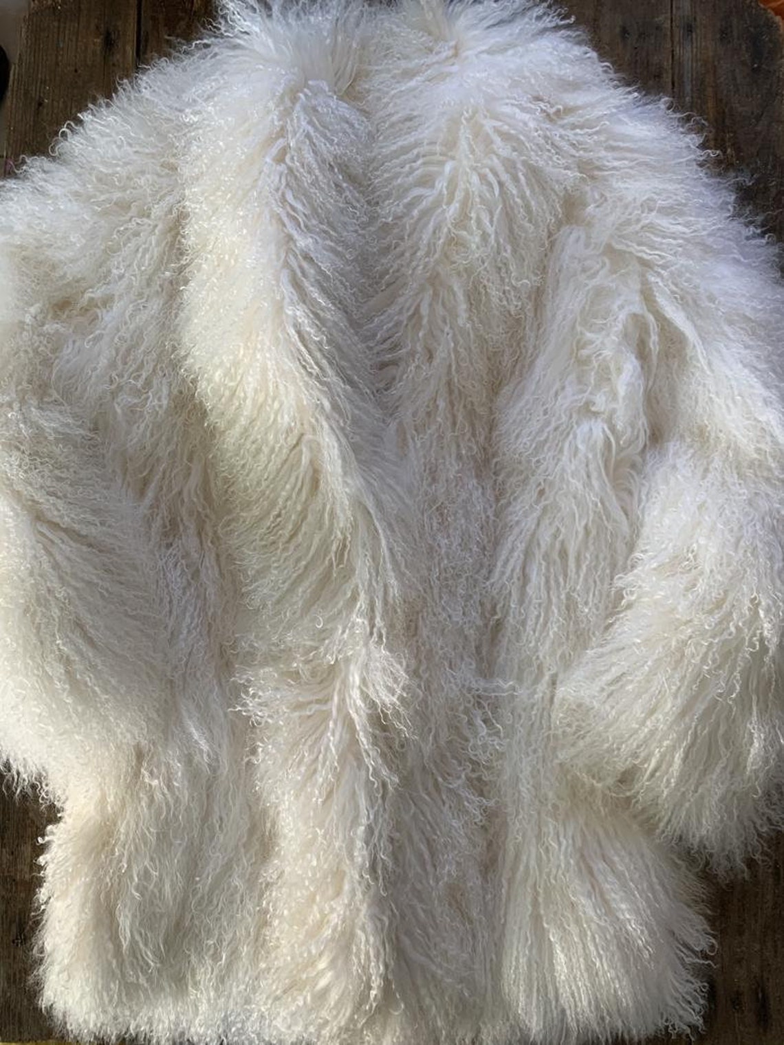 Tripp's Store : Vintage Designer Tibetan Lamb Fur 70s Authentic Shag ...
