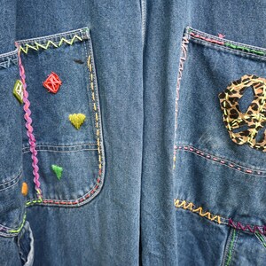 OOAK Overalls Bespoke Overalls Fun and Funky Overalls Art Clothing - Etsy