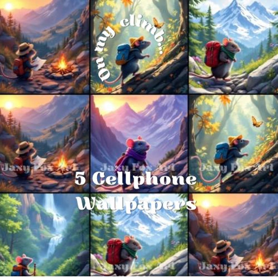 Cute Rat Wallpapers for Cellphone - 5 Downloads Included Rat Hiking ...