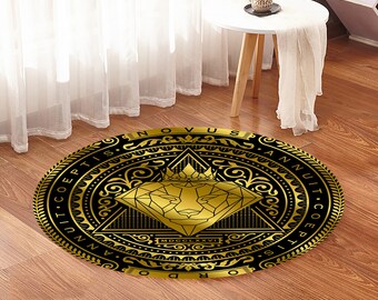 Alphabet Rug Round - Etsy