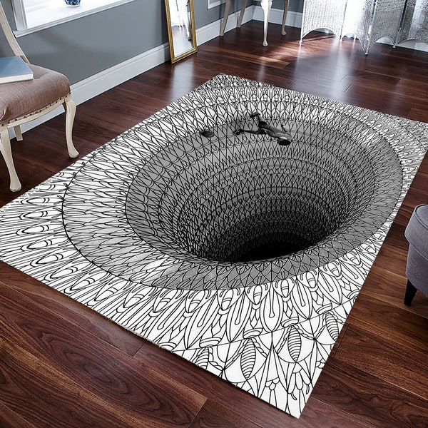 Optical Illusion Rug - Etsy