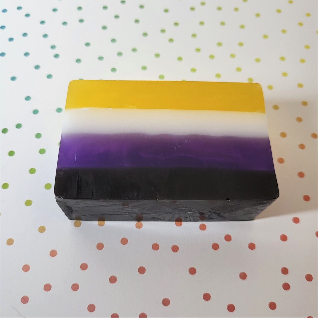 Nonbinary Pride Flag Handmade Bar Soap - Etsy