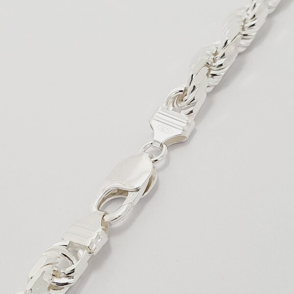 Silver Rope Chain - Etsy