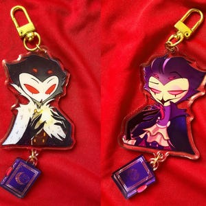 Helluva Boss Blitzø & Stolas Keychains + Charm (reversibles) - Etsy