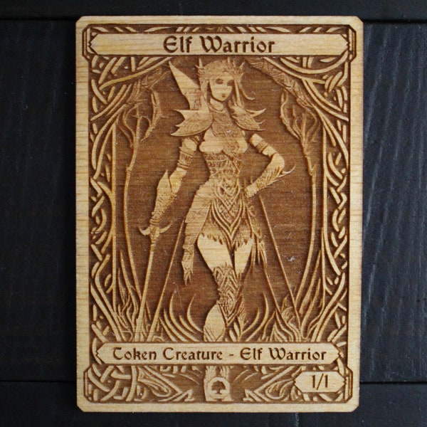 Elf Warrior Token - Etsy