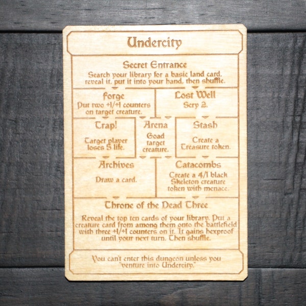 The Undercity Token - Etsy