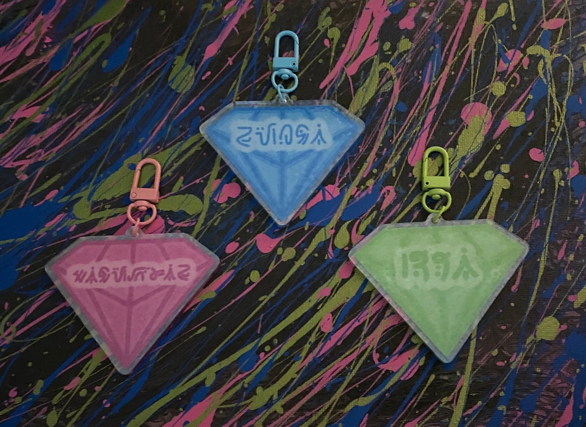 Amphibia Calamity Gem Keychains - Etsy
