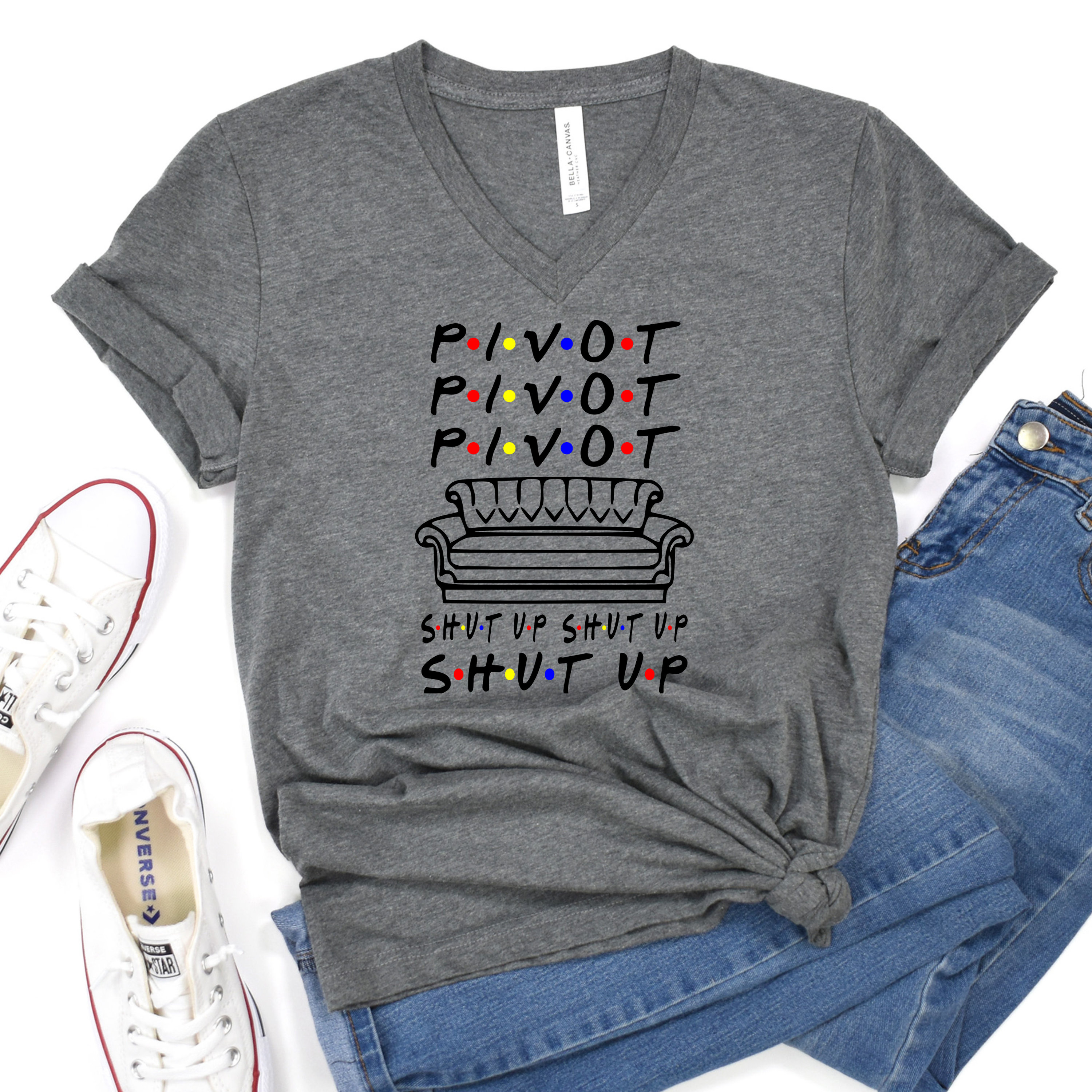 Pivot Shut up Shirt, Pivot Friends Shirt, Pivot Pivot Pivot Shirt ...
