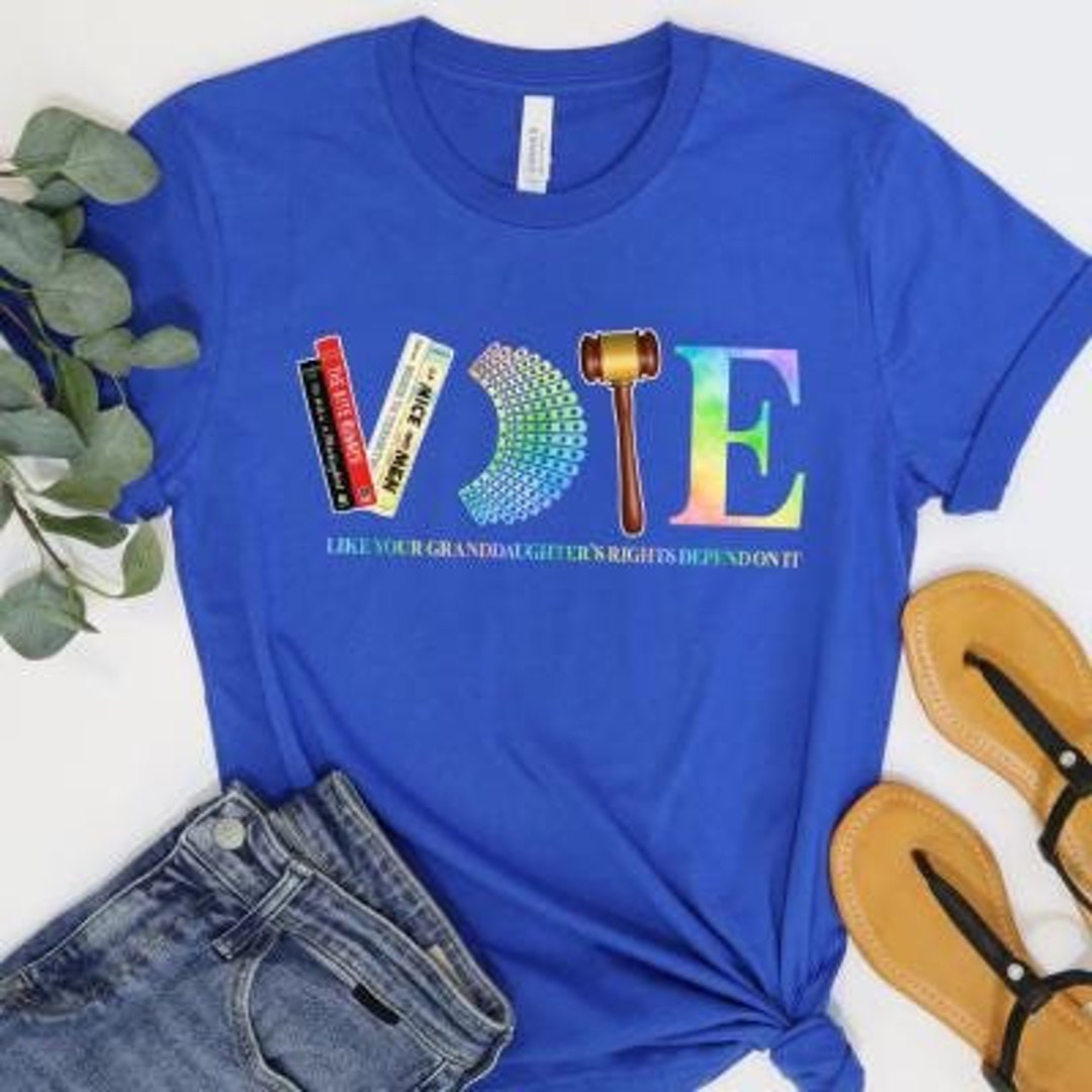 Vote Like Your Granddaughters Rights Depend on It Shirt, Vote Shirt ...