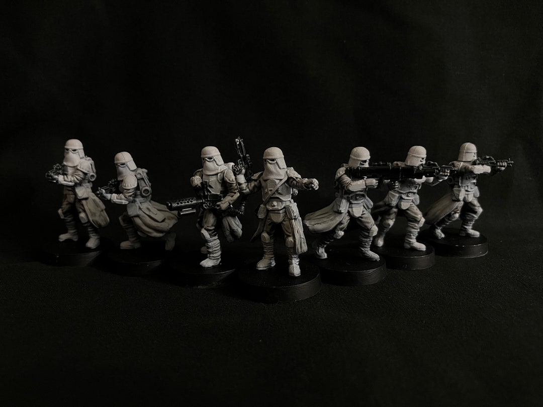 Custom Painted Star Wars Legion Snowtrooper Unit Expansion, Painted ...