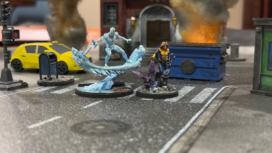 Marvel Crisis Protocol Iceman and Kitty Pryde X-men Custom Painted ...