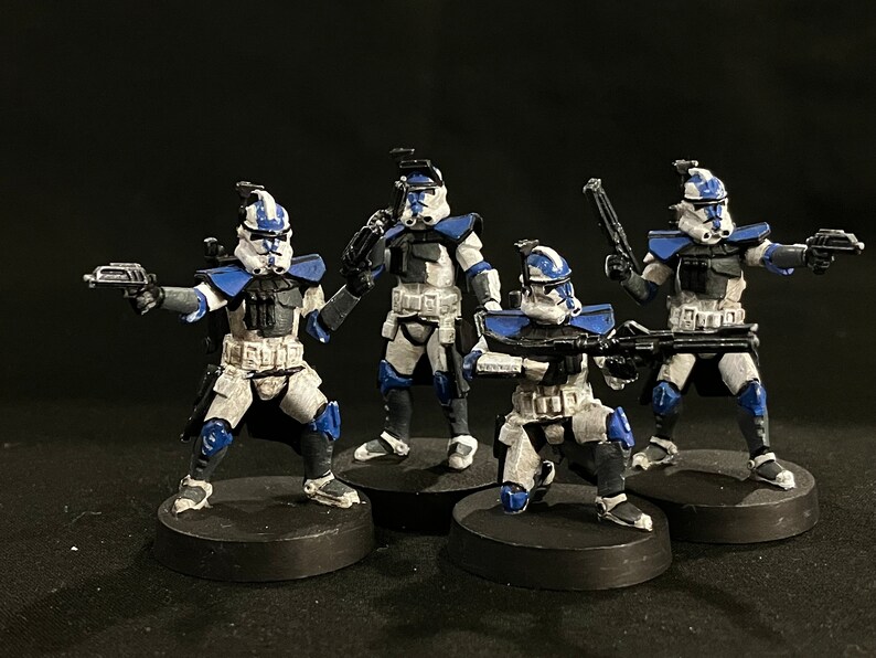 Custom Painted Phase 2 Arc Clone Troopers From Star Wars Legion - Etsy