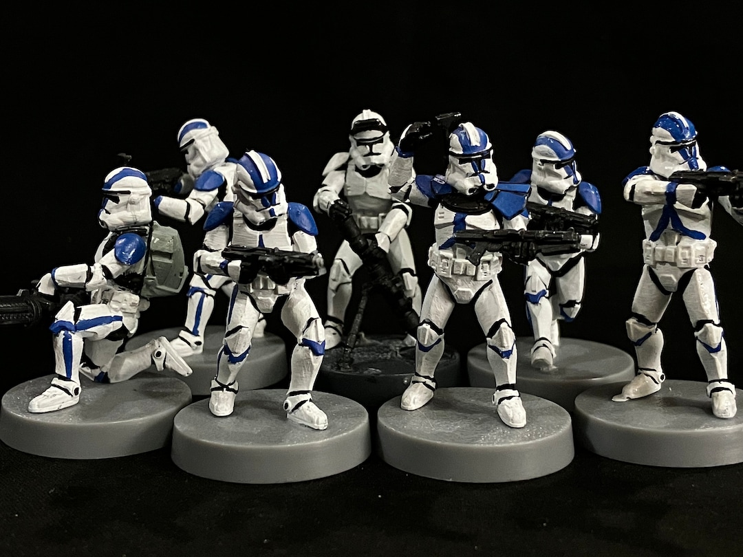 Custom Painted Phase 2 Clone Troopers From From Star Wars Legion - Etsy