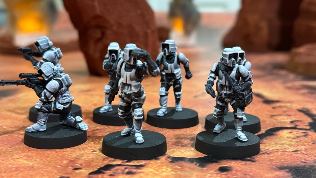Custom Painted Scout Troopers From Star Wars Legion - Etsy UK