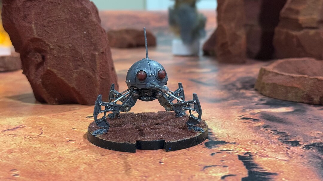 Custom Painted Star Wars Legion Spider Droid, Star Wars Legion ...