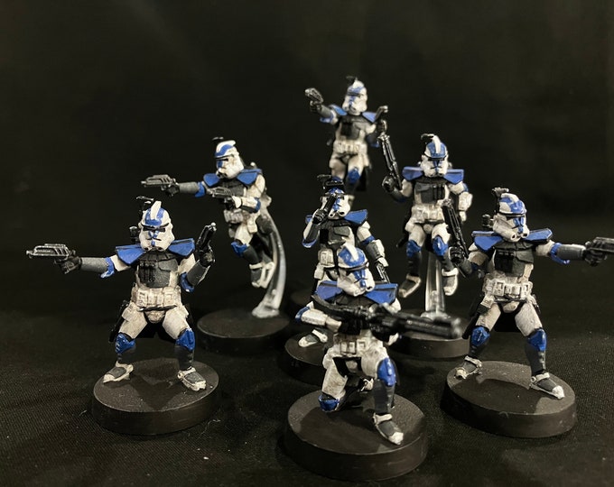 Custom Painted Star Wars Legion Phase 2 Arc Clone Troopers, Painted ...
