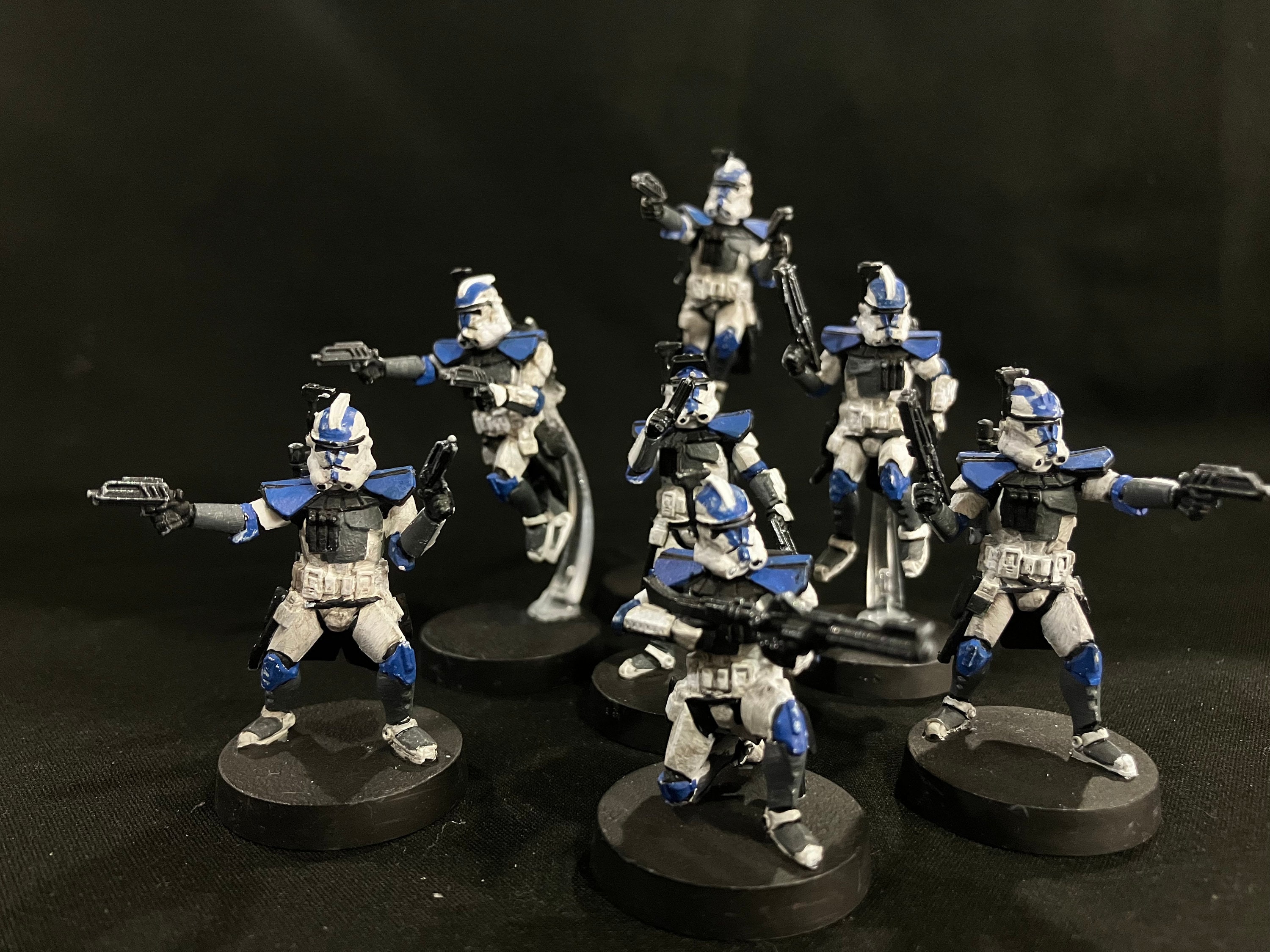 Custom Painted Star Wars Legion Phase 2 Arc Clone Troopers, Painted ...