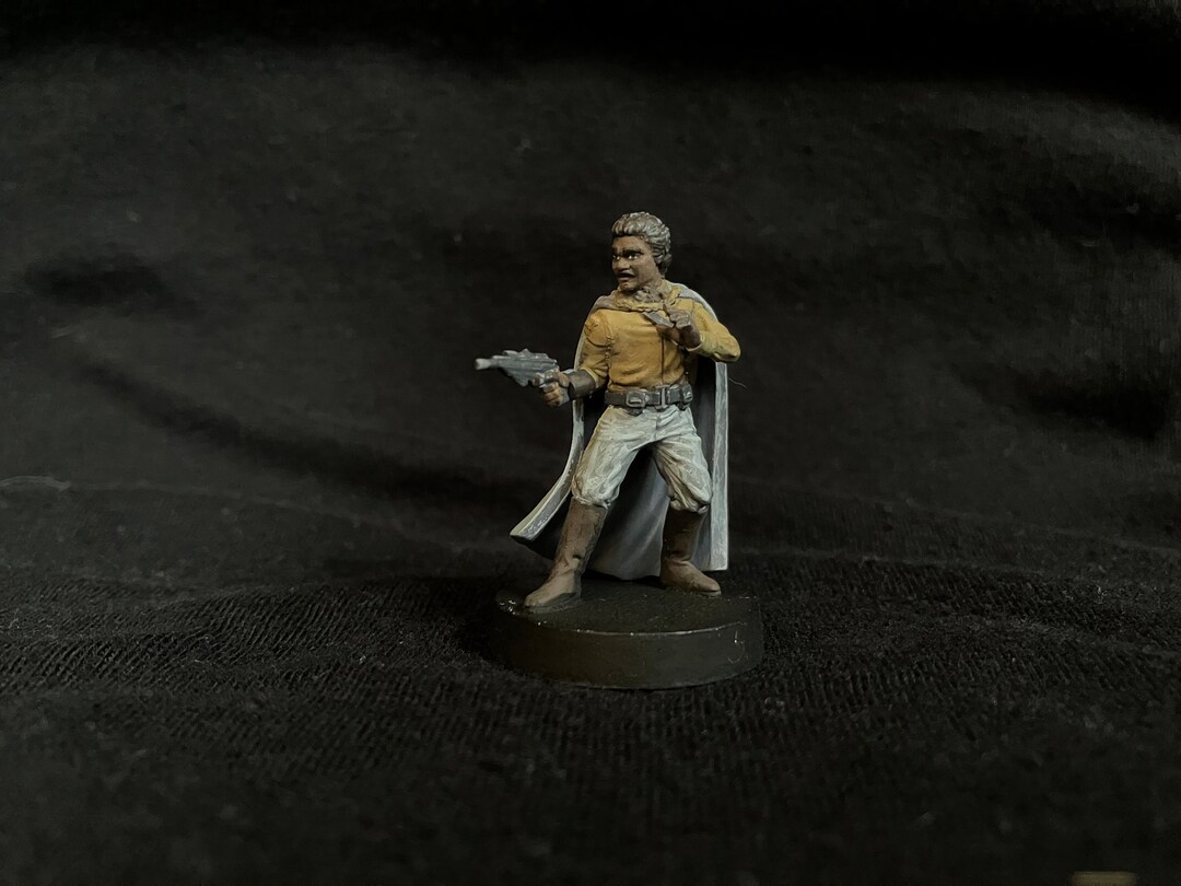 Custom Painted Lando Calrissian Miniature From Star Wars Legion - Etsy